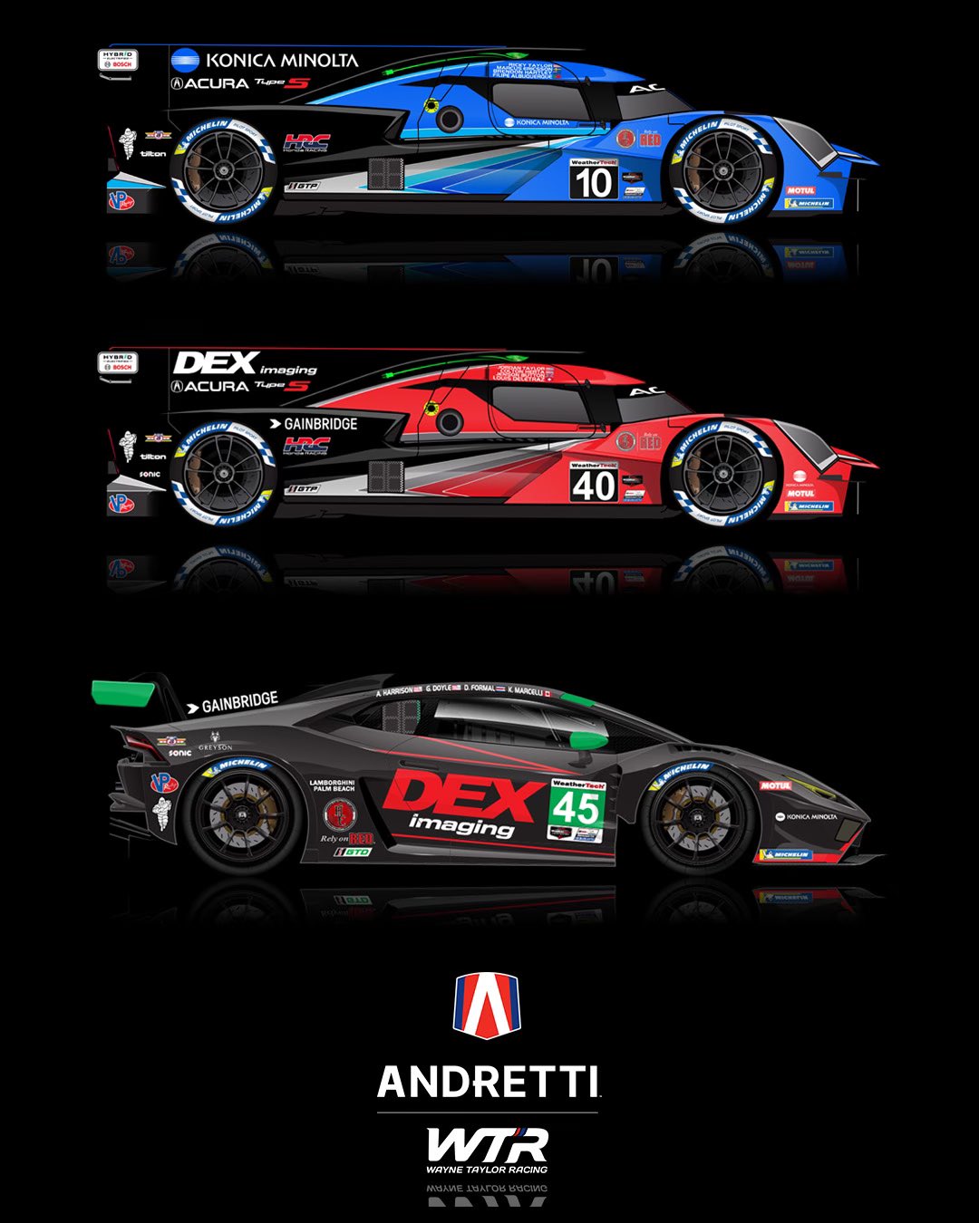 WTR Andretti Reveals 2024 Liveries Ahead of Rolex 24 - Speed Trap Magazine